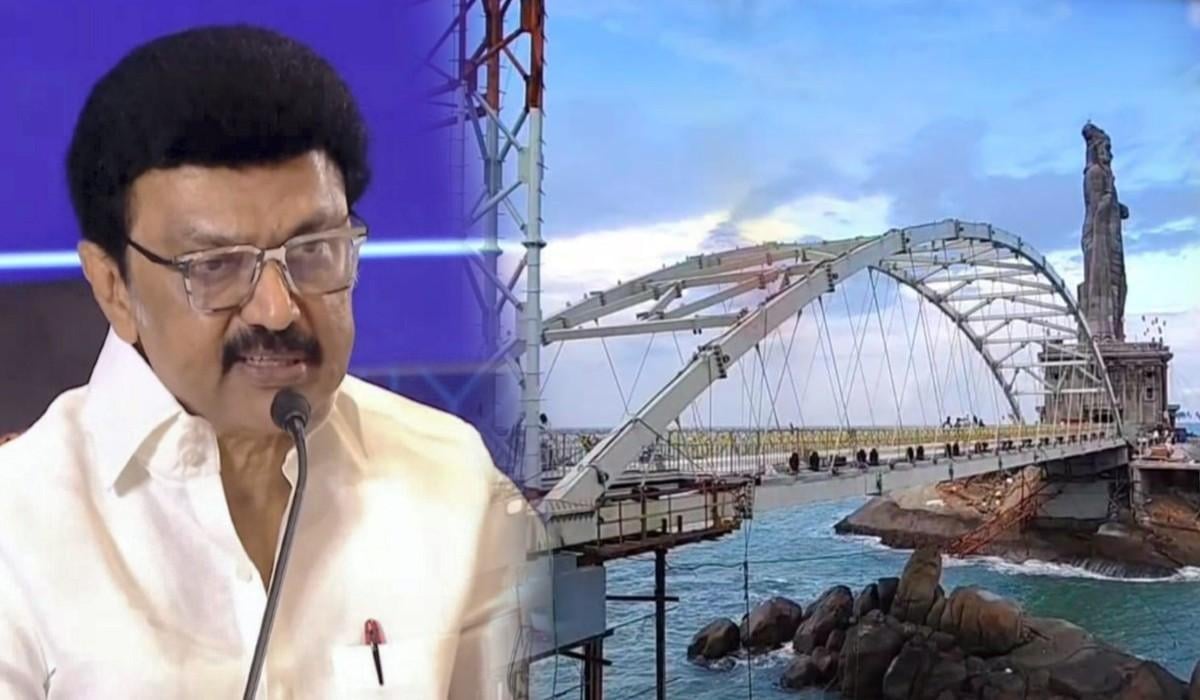 ஸ்டாலின் கொடுத்த ஐடியா... கண்ணாடி இழைப் பாலம் உருவான கதை! ev velu share ...